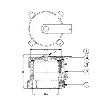 Q-78 – Qinn CAST IRON FILL CAP | Valvco International