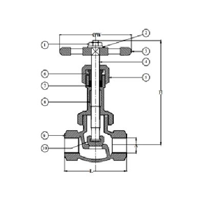 Q-69 – Qinn SS UNION BONNET GLOBE VALVE NO. 9 | Valvco International