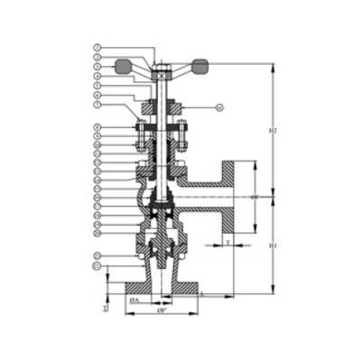 Q-305 – Qinn CAST CARBON STEEL ACCESSIBLE FEED CHECK VALVE | Valvco ...